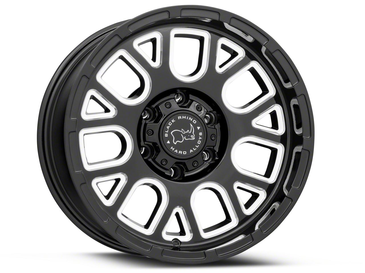 Pro Comp Wheels Tahoe 01 Series Gloss Black Machined 6-Lug Wheel; 17x8 ...