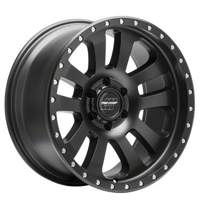 Pro Comp Wheels Tahoe Prodigy Satin Black 6-Lug Wheel; 18x9; 0mm Offset ...