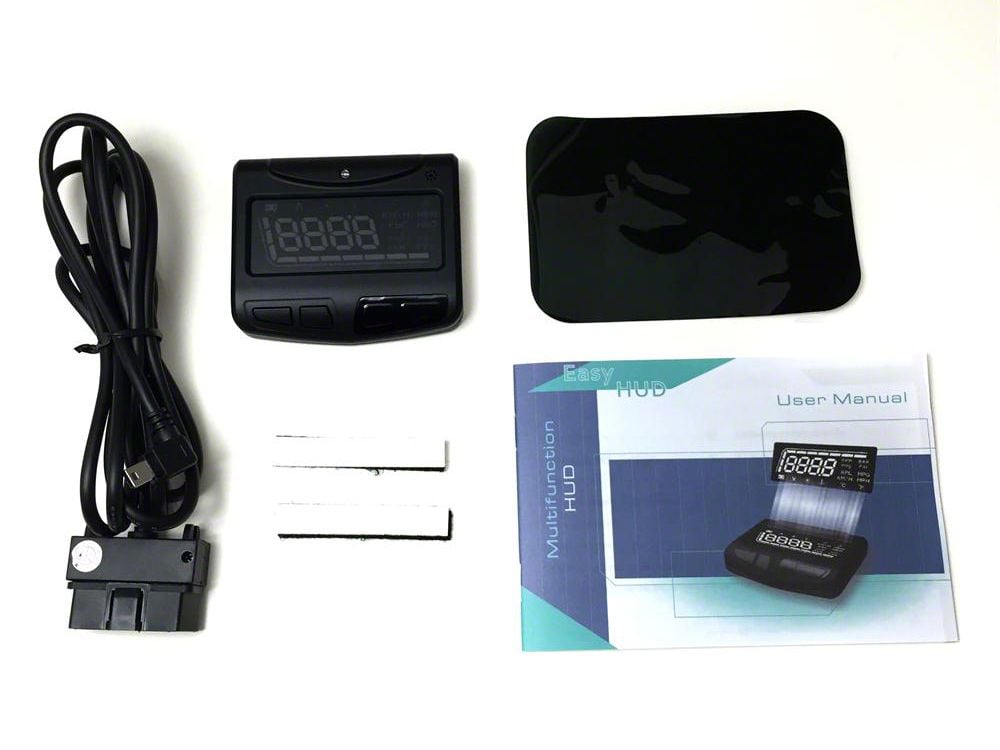 Prosport RAM 1500 52mm Digital HUD Display Boost Gauge PSHUDOBDII-2 ...