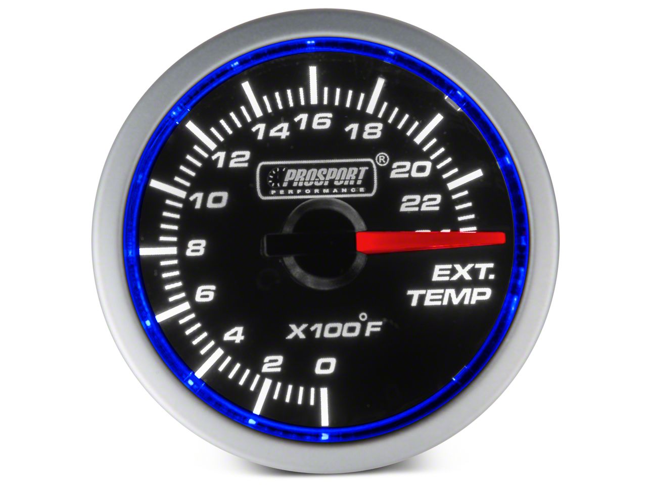 Prosport Ranger Exhaust Gas Temperature Gauge; Performance Series; Blue ...