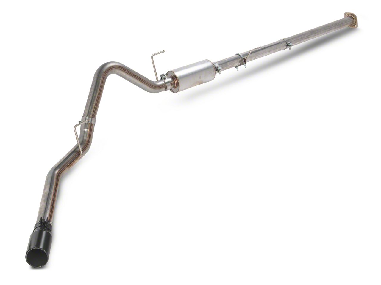 C&L F-150 Proven Ground Series 3-Inch Single Exhaust System with Black ...