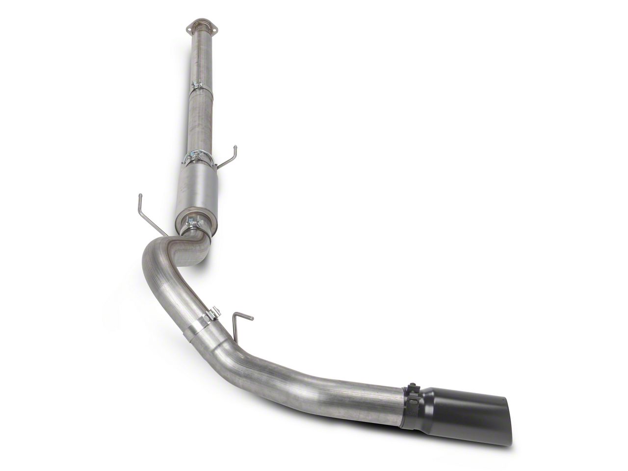 C&L F-150 Proven Ground Series 4-Inch Single Exhaust System with Black ...