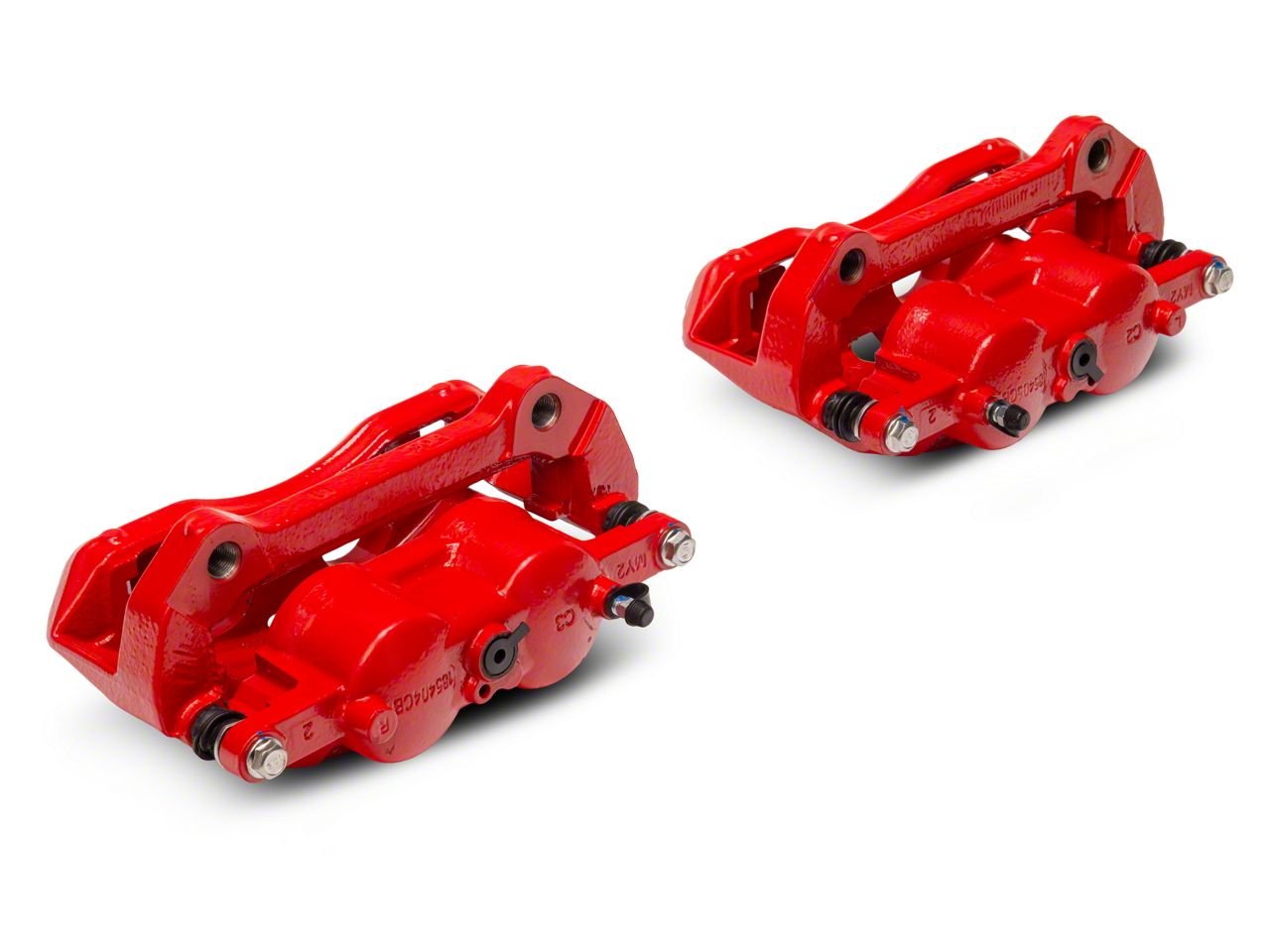 C&L F-150 Performance Front Brake Calipers; Red T579036 (12-20 2WD/4WD ...