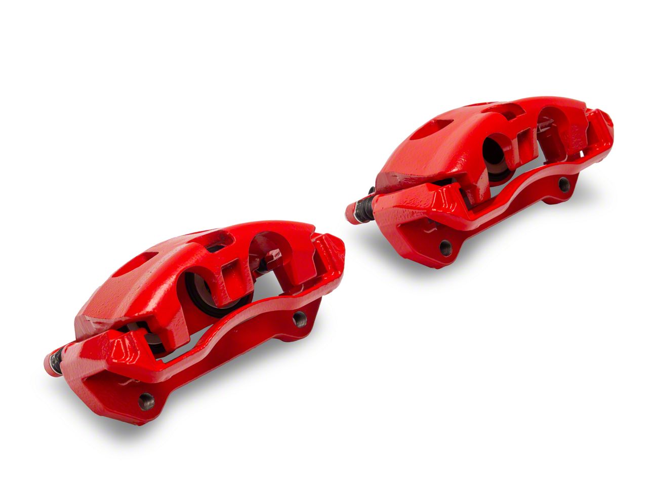 C&L F-150 Performance Front Brake Calipers; Red T579036 (12-20 2WD/4WD ...