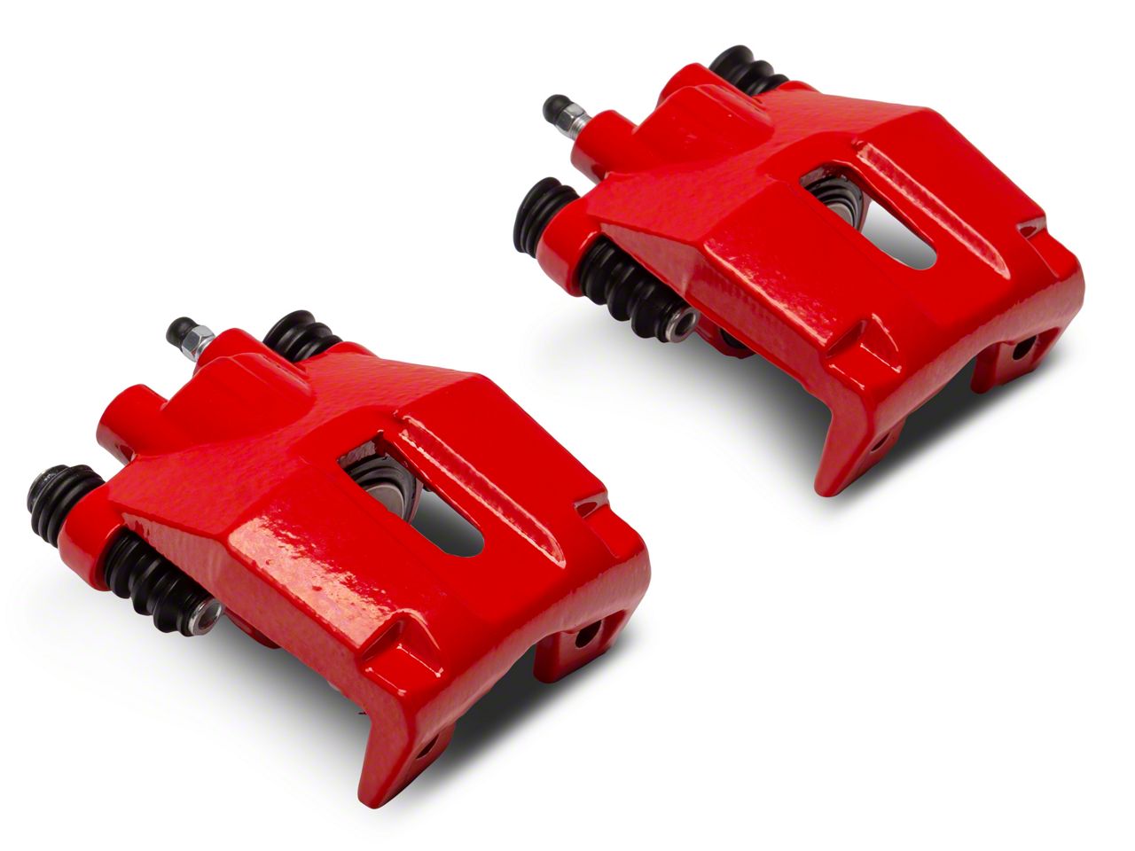 C&L F-150 Performance Rear Brake Calipers; Red T579037 (04-11 2WD/4WD F ...
