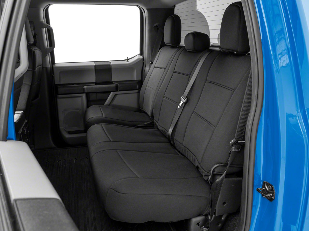 Proven Ground F-150 Premium Neoprene Front and Rear Seat Covers; Black ...