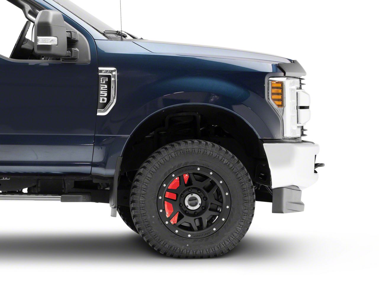 Proven Ground F-250 Super Duty Brake Caliper Covers; Red; Front and ...