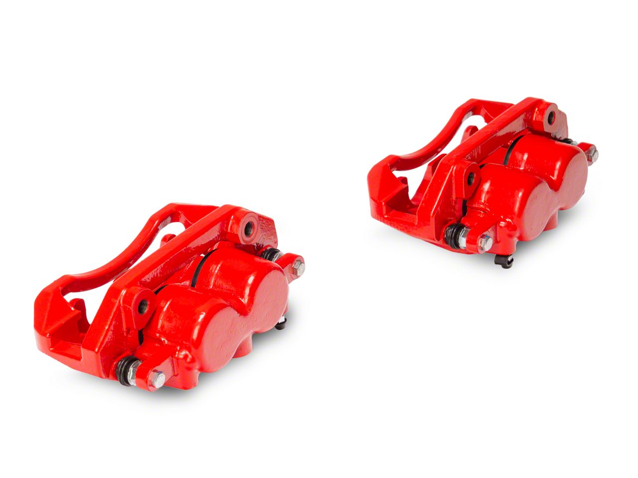 C&L RAM 1500 Performance Front Brake Calipers; Red R145616 (09-18 RAM ...