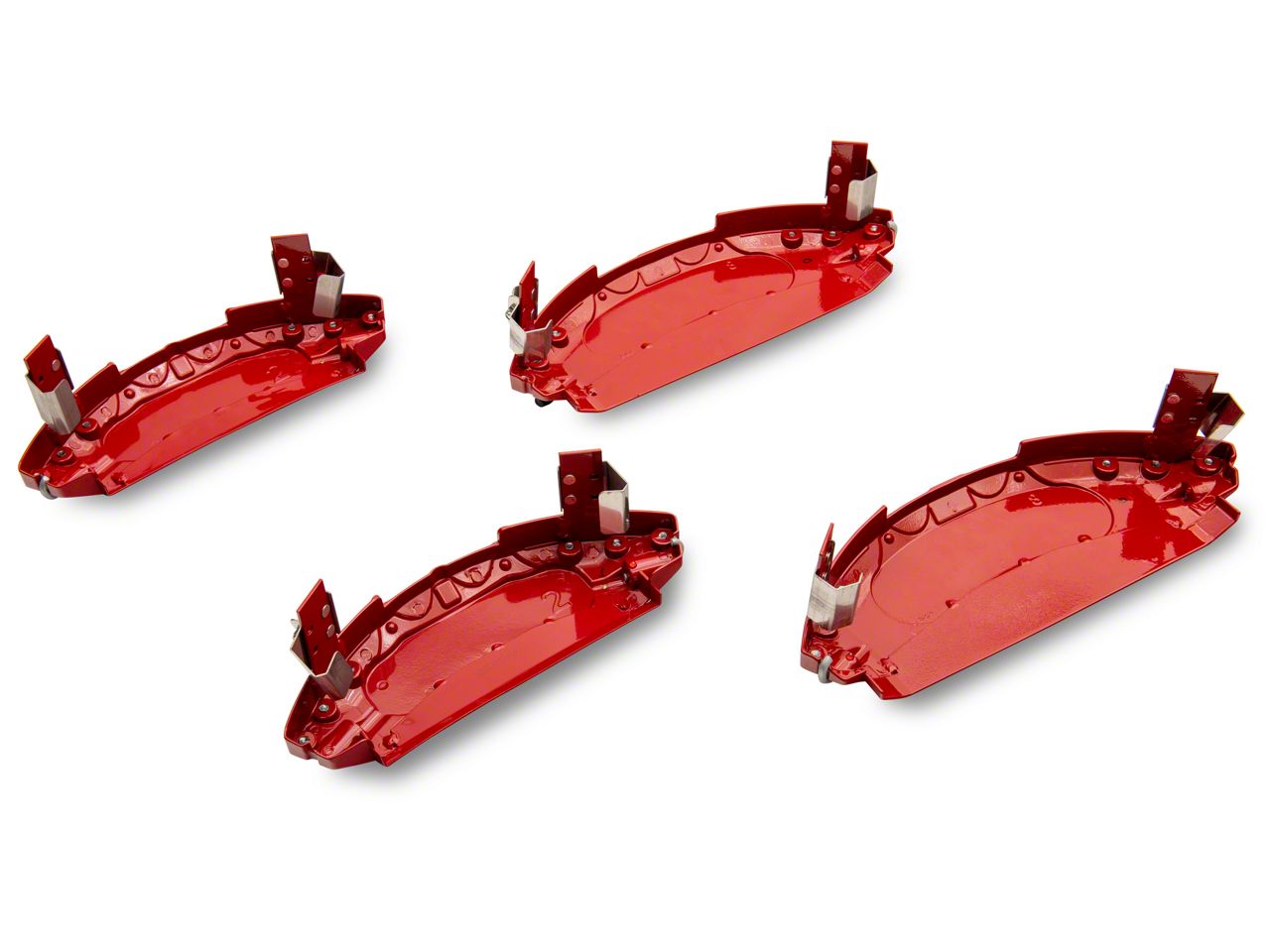 Proven Ground RAM 1500 Brake Caliper Covers; Red; Front and Rear ...