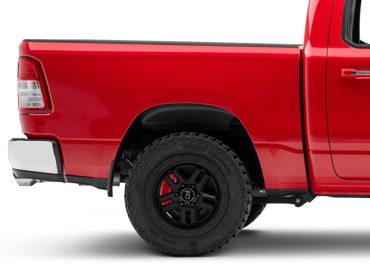 Proven Ground RAM 1500 Brake Caliper Covers; Red; Front and Rear ...