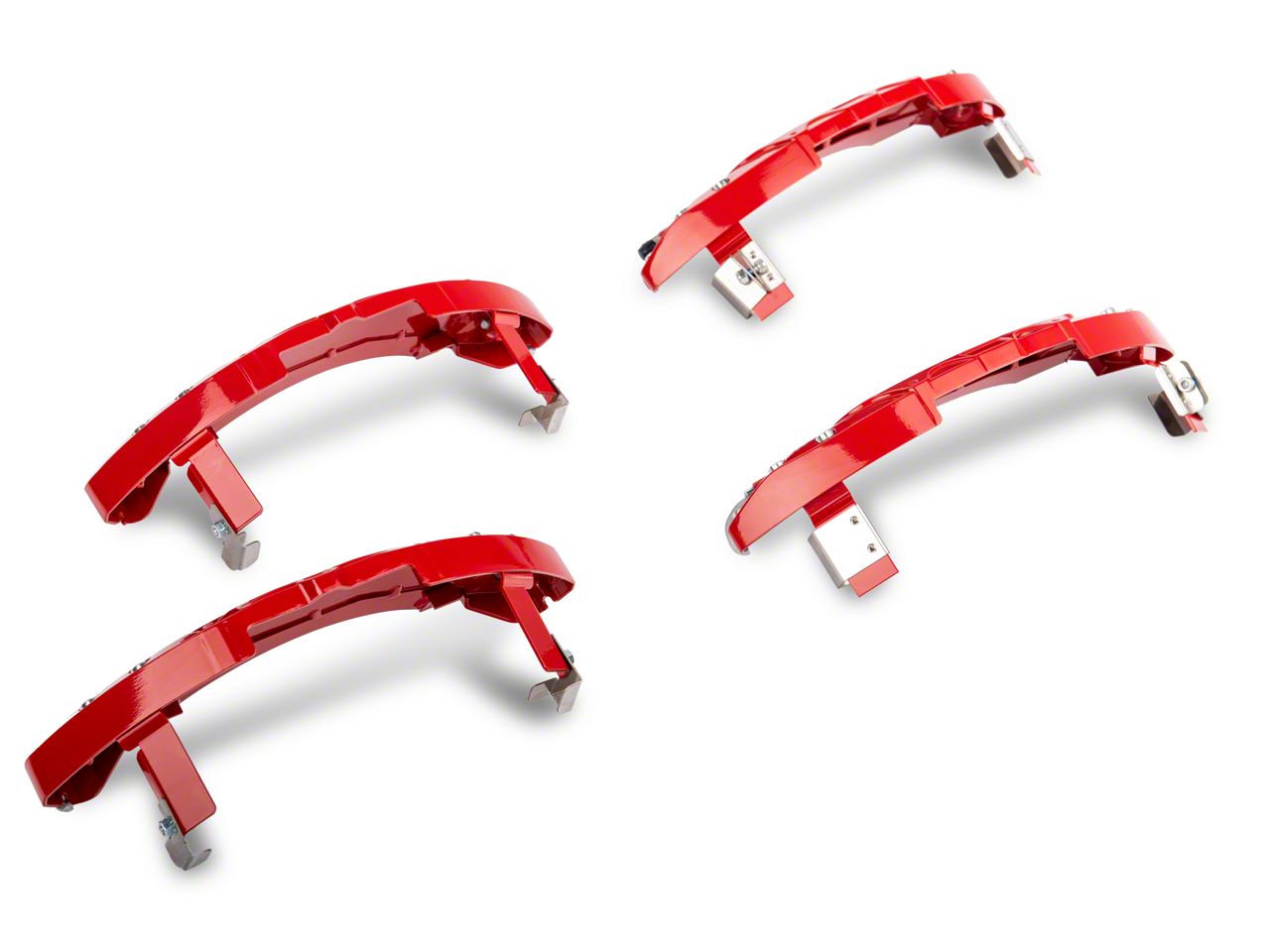 Proven Ground RAM 1500 Red Caliper Covers; Front and Rear R136170 (11 ...