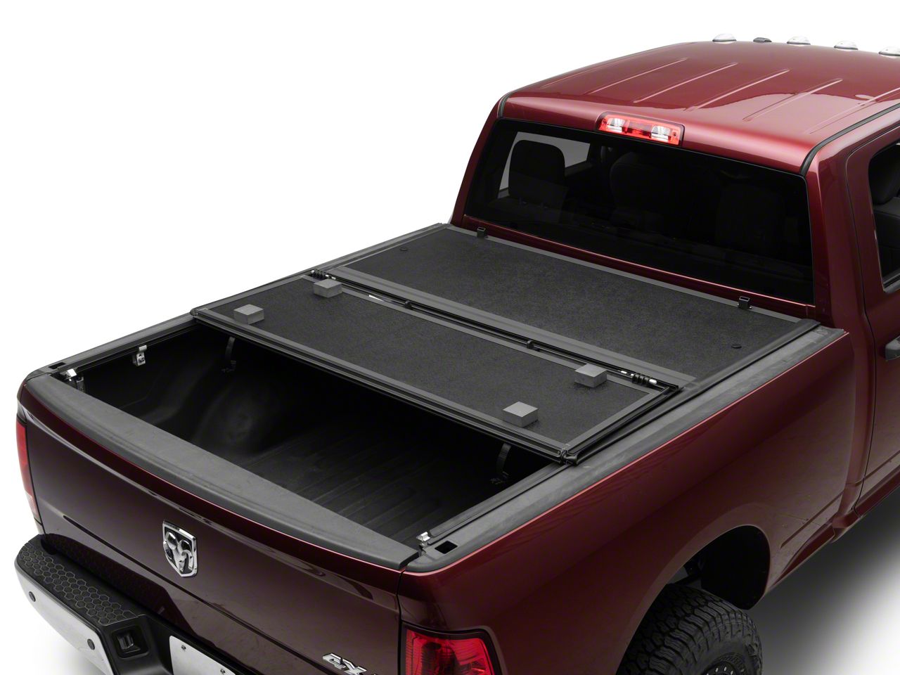 Proven Ground RAM 2500 Low Profile Hard Tri-Fold Tonneau Cover R175173 ...