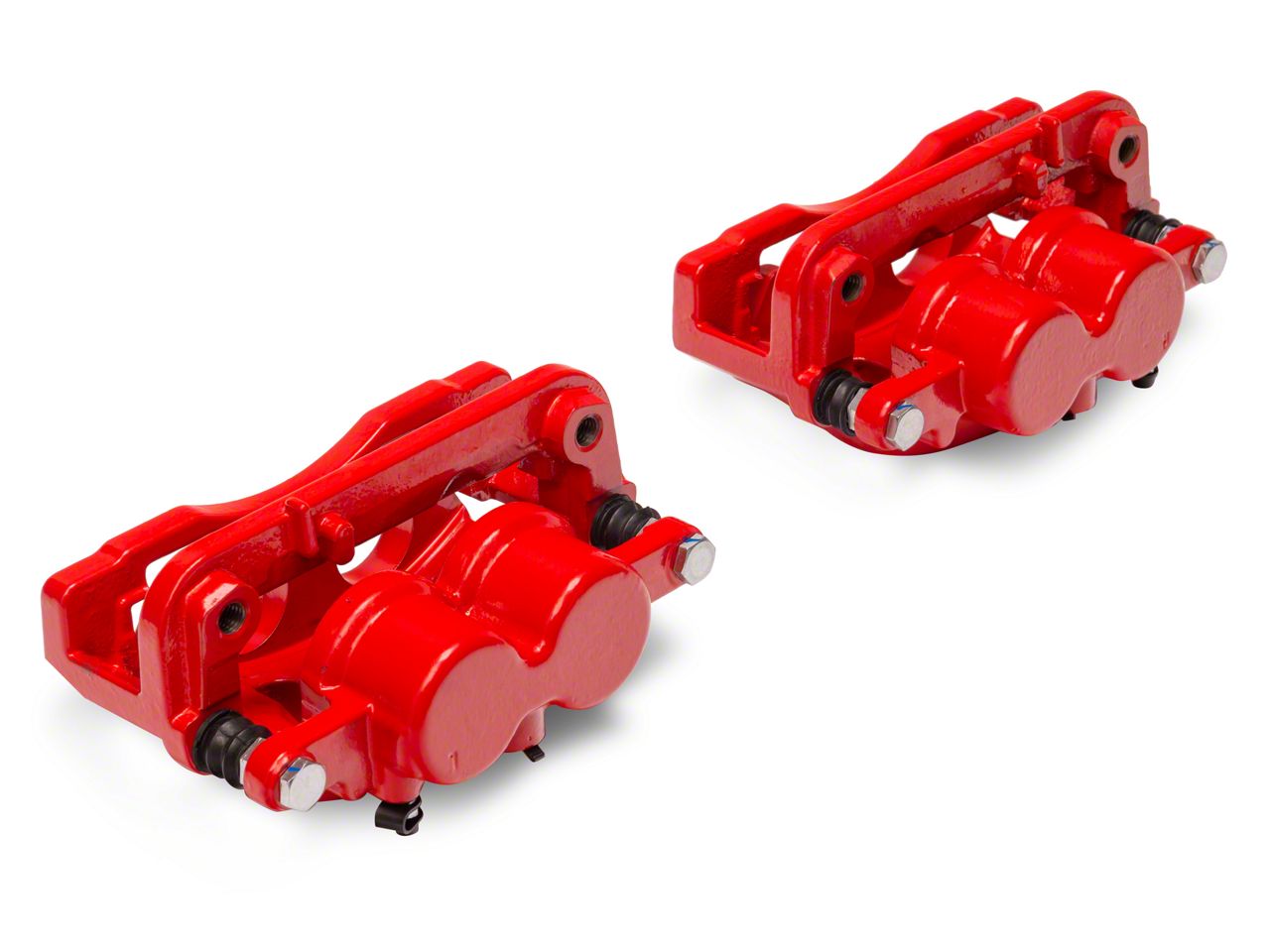 C&L Sierra 1500 Performance Front Brake Calipers; Red S156910 (07-18 ...