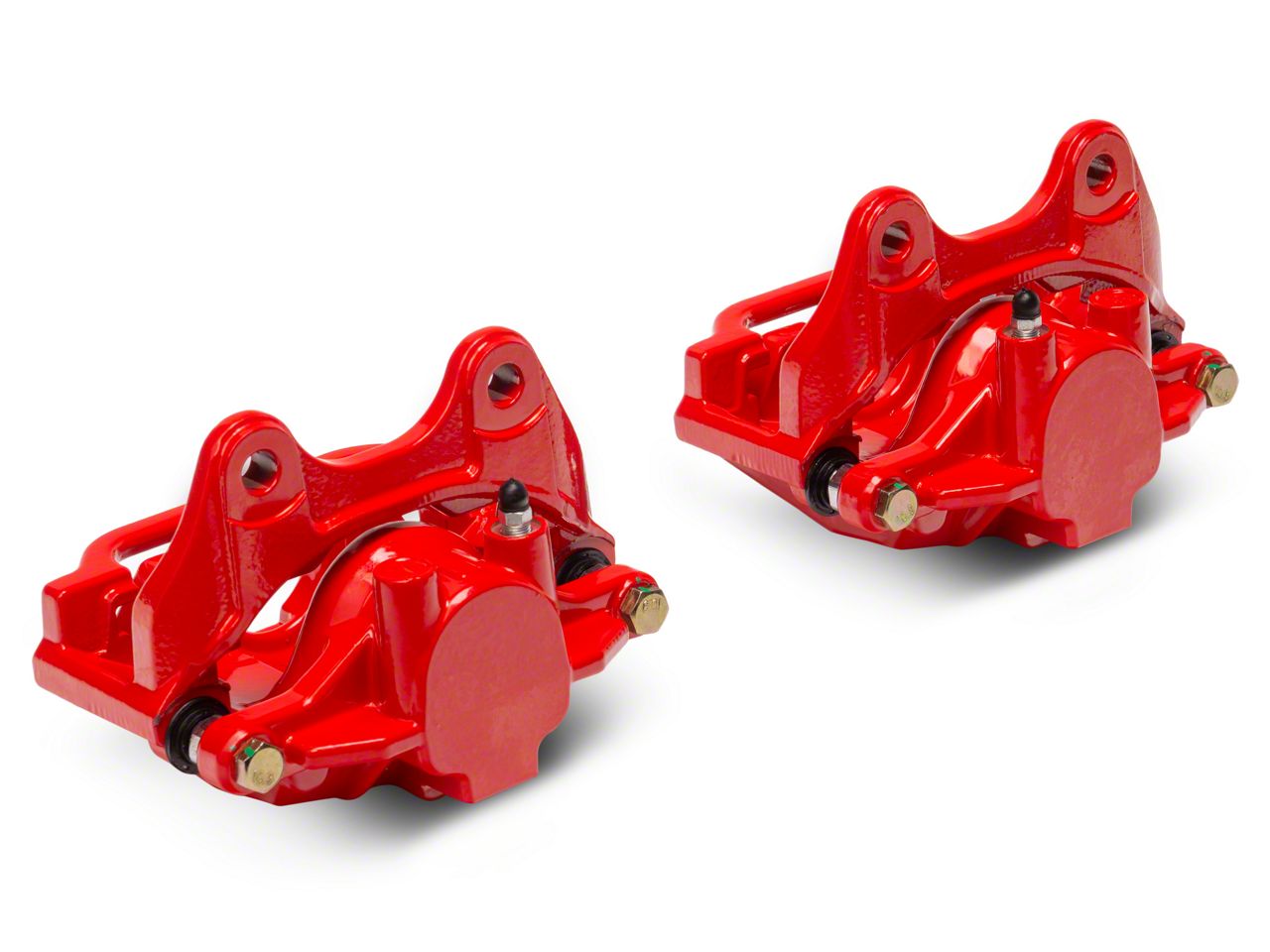 C&L Silverado 1500 Performance Rear Brake Calipers; Red S156908 (07-13 ...