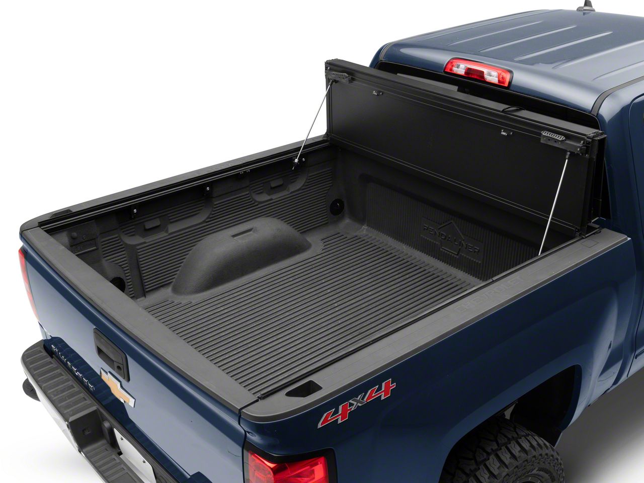 Proven Ground Silverado 1500 Low Profile Quad Fold Tonneau Cover ...