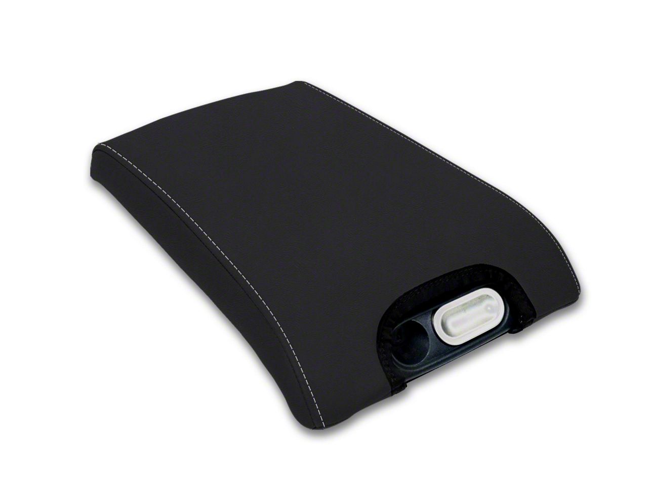 PRP F-150 Center Console Cover; Black and Silver B107-06 (10-14 F-150 ...
