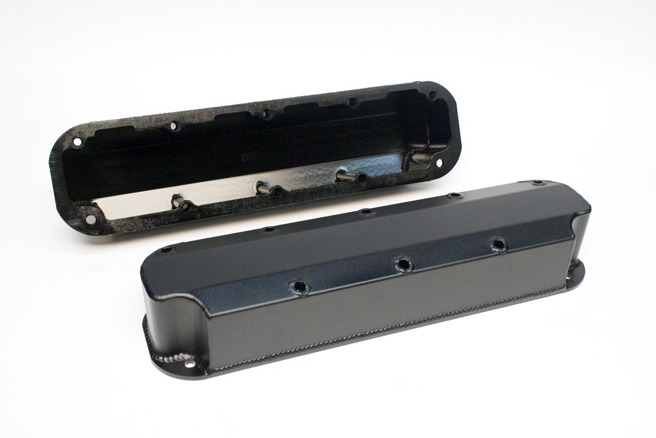 PRW Power Dakota Fabricated Aluminum Valve Cover; Black 4036007 (92-00 ...