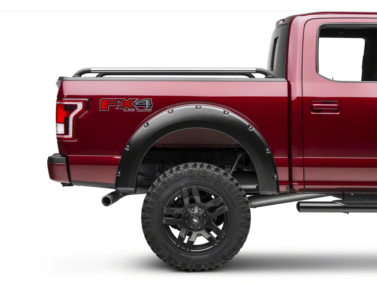 Putco F-150 Nylon SSR Side Bed Rails T528395 (15-24 F-150) - Free Shipping