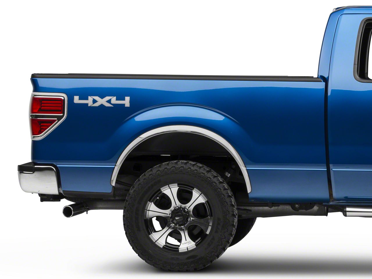 Putco F-150 Stainless Steel Fender Trim; Polished 97219 (04-14 F-150 w ...