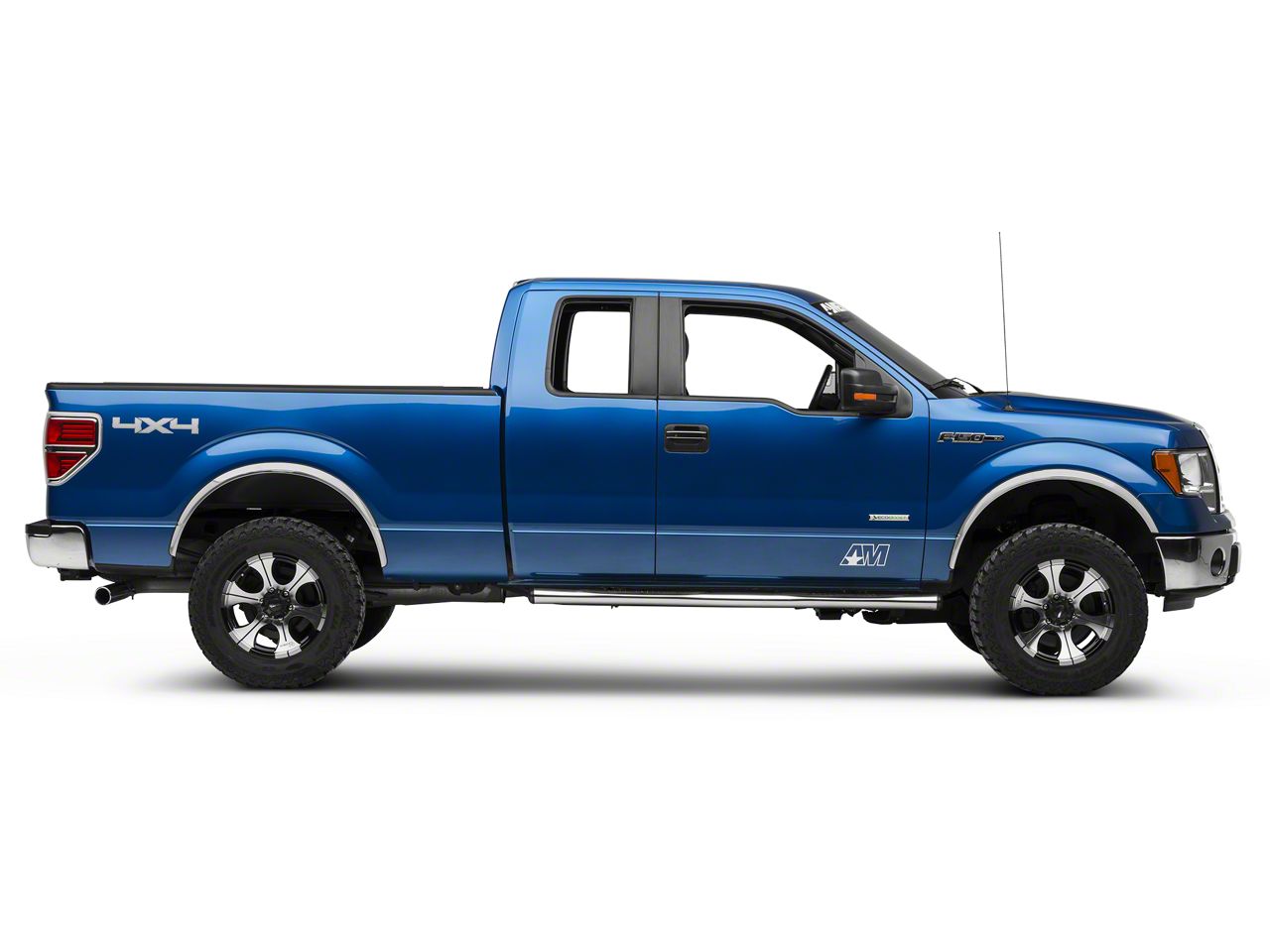 Putco F-150 Stainless Steel Fender Trim; Polished 97219 (04-14 F-150 w ...