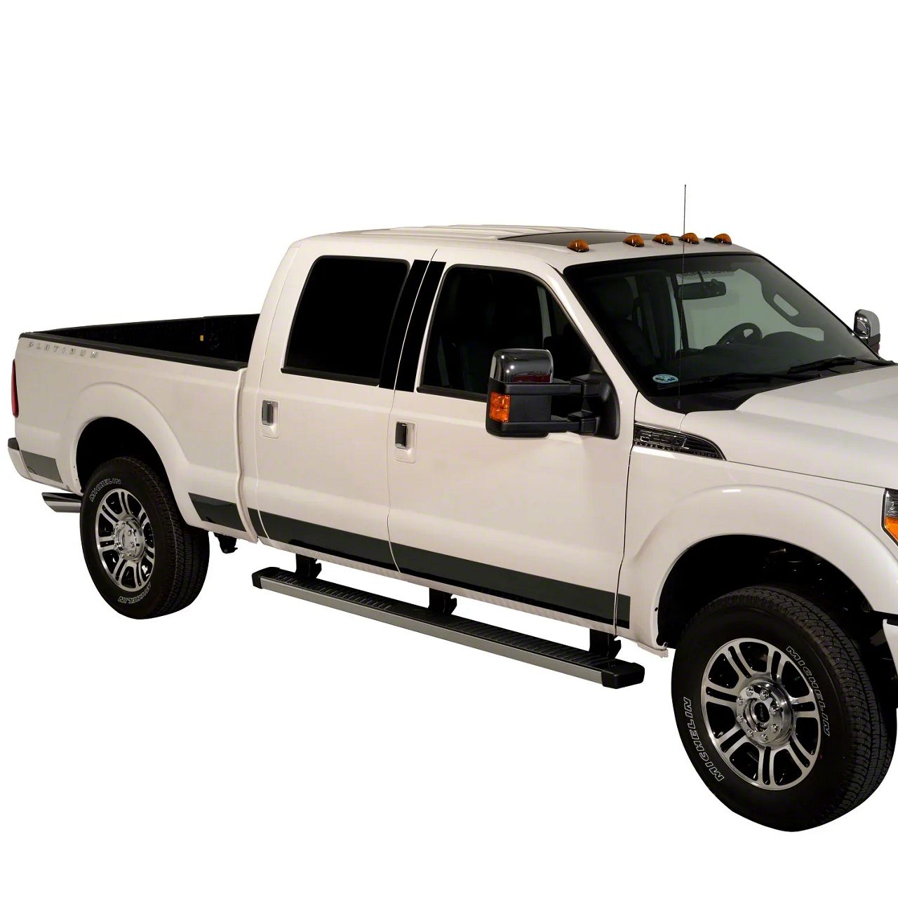 Putco F-250 Super Duty Black Platinum Rocker Panels 9751456BP (23-25 F ...