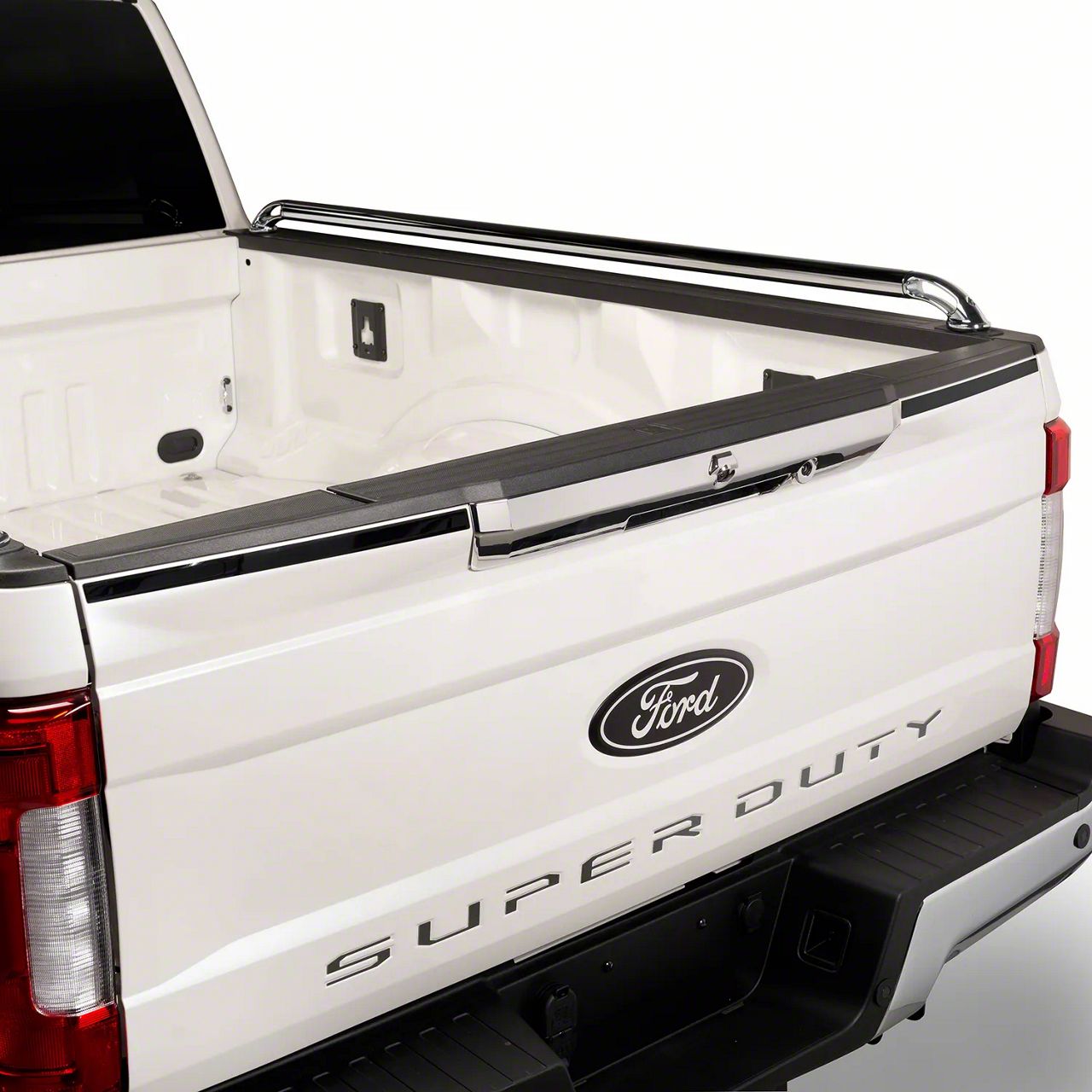 Putco F-350 Super Duty Tailgate Letter Emblems; Stainless Steel 55561FD ...
