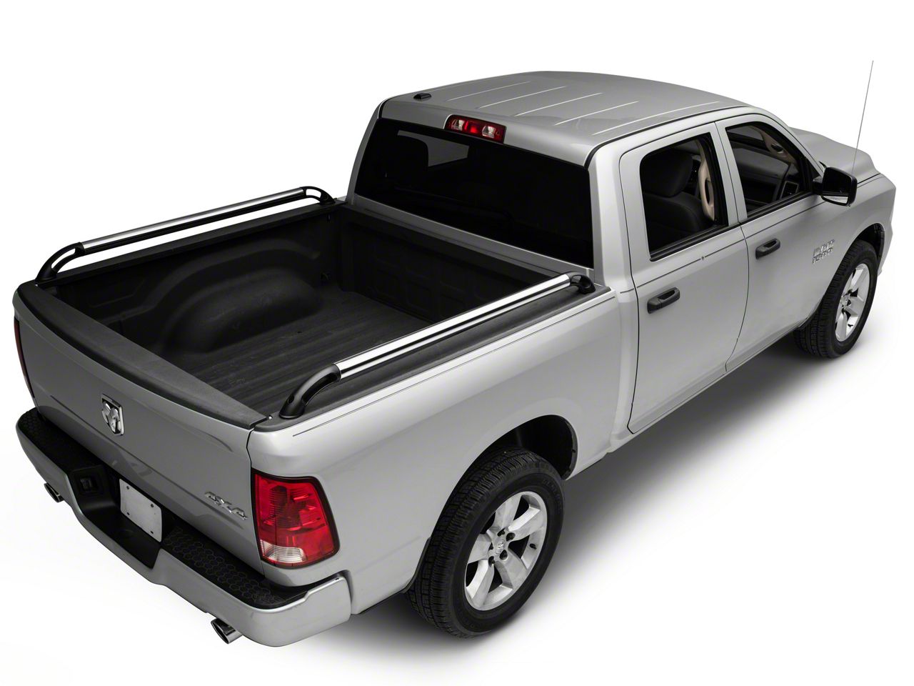 Putco RAM 1500 Nylon Boss Locker Side Bed Rails R101069 (09-18 RAM 1500 ...