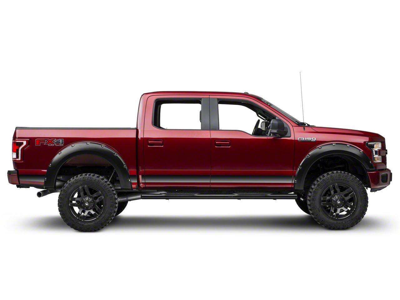 Putco F-150 Black Platinum Rocker Panels T528370 (15-20 F-150) - Free ...