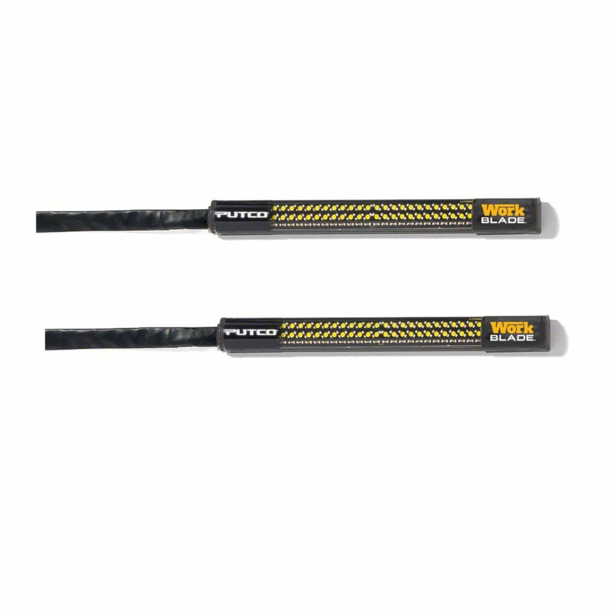 Putco Sierra 2500 6-Inch Work Blade LED Lights; Amber and White Strobe ...