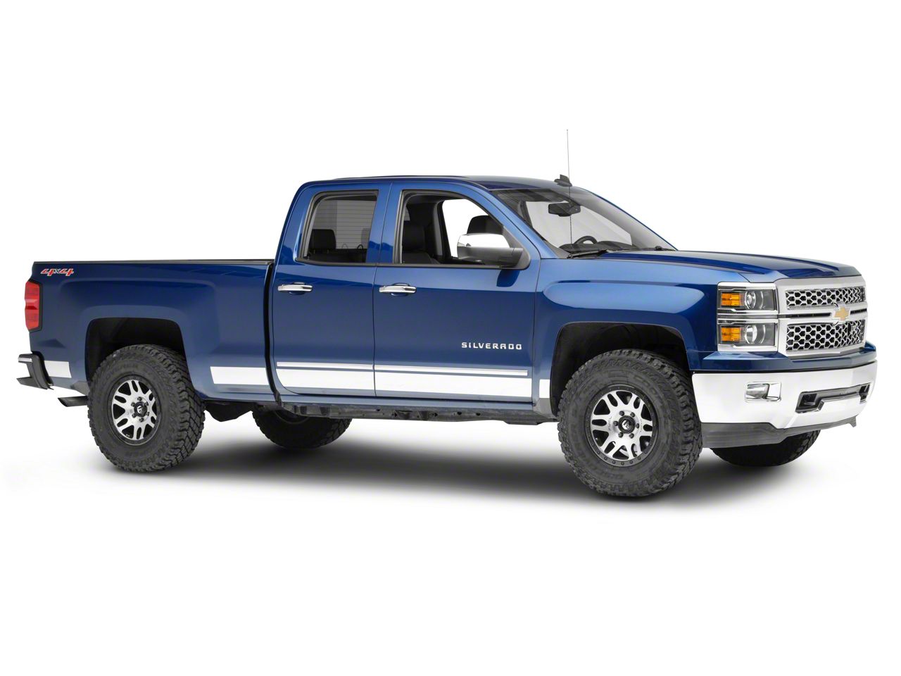 Putco Silverado 1500 Stainless Steel Rocker Panels S102066 (14-18 ...