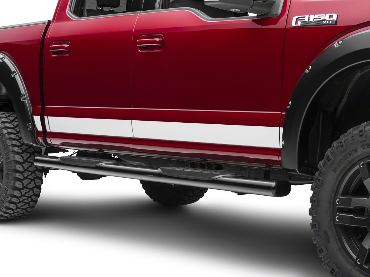 Putco F-150 Stainless Steel Rocker Panels T528405 (15-20 F-150) - Free ...