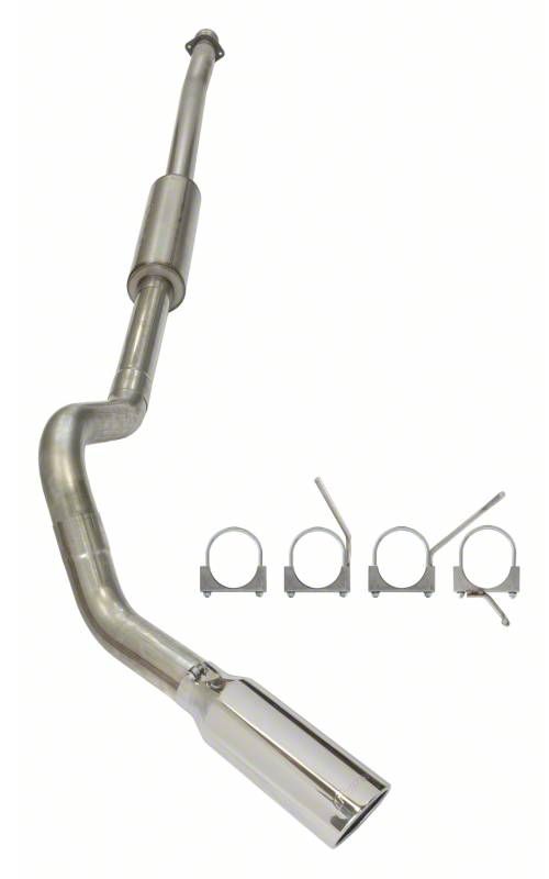 Pypes F-150 Violator Single Exhaust System with Polished Tip; Side Exit ...
