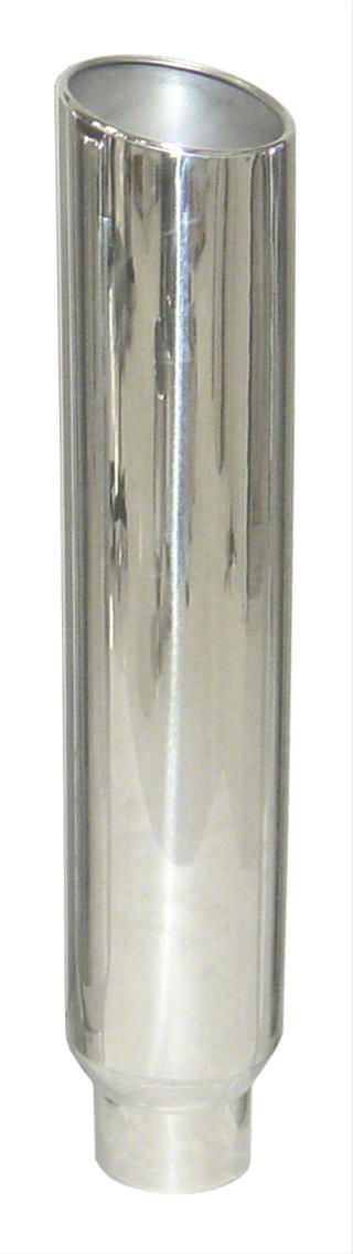 Pypes Silverado 2500 Rolled Angle Stack Exhaust Tip; 7-Inch; Polished ...
