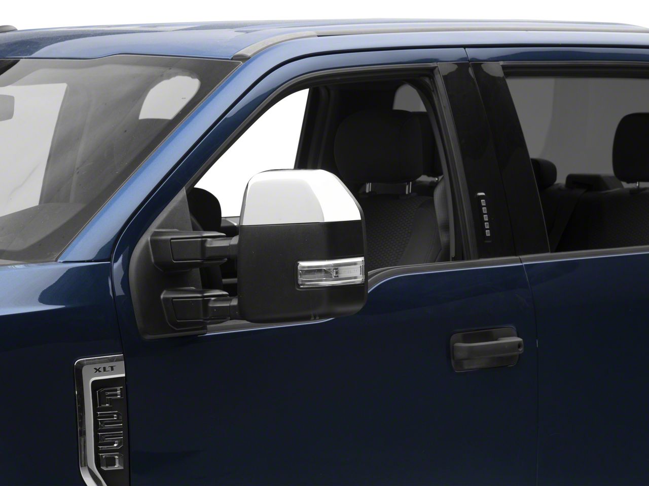 F-350 Super Duty Mirror Covers; Chrome (17-24 F-350 Super Duty) - Free ...