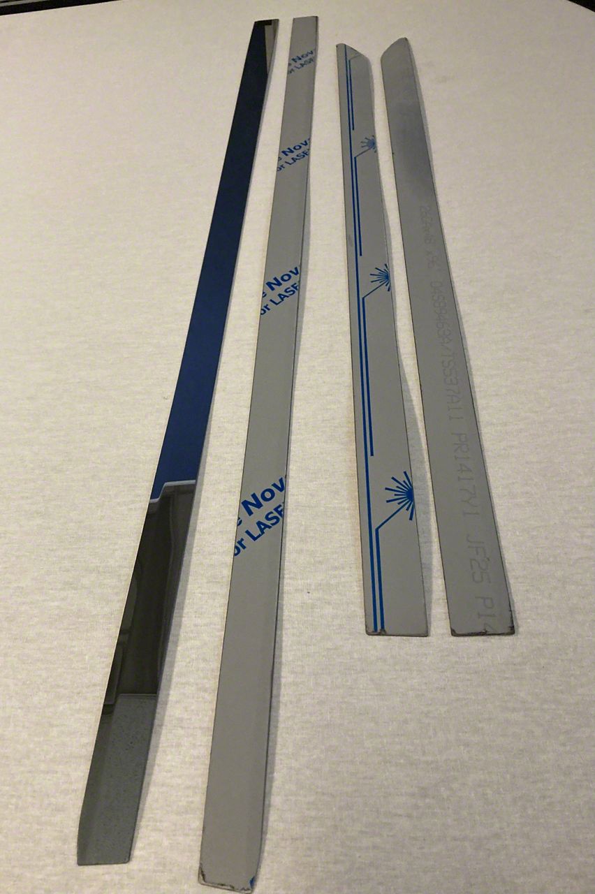 Silverado 1500 Body Side Molding Accent Trim; Stainless Steel (19-24 ...