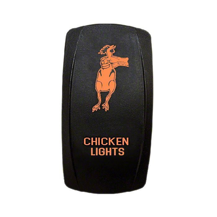 Quake LED Colorado 2-Way Chicken Lights Rocker Switch; White QRS275 ...