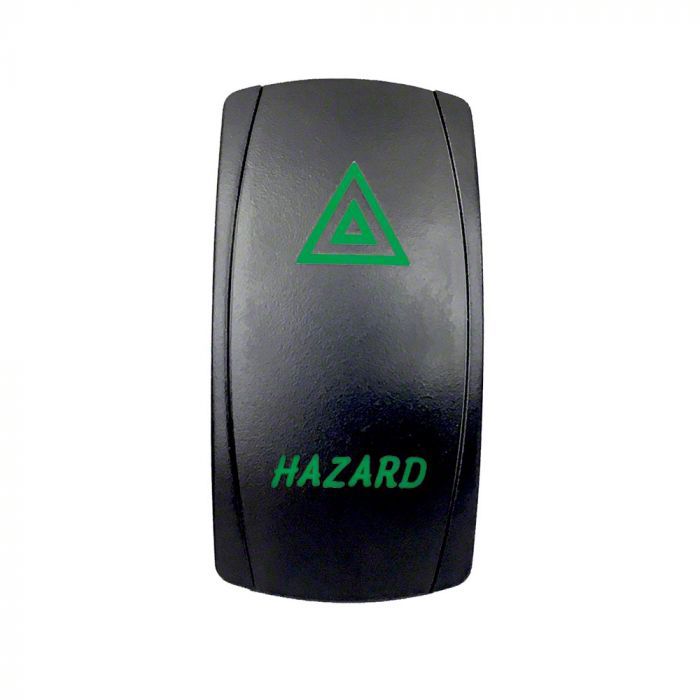 Quake LED Colorado 2-Way Hazard Rocker Switch; Green QRS649 (Universal ...