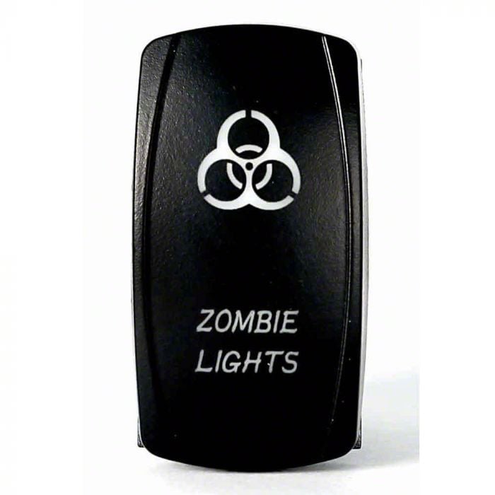 Quake LED F-150 2-Way Zombie Rocker Switch; Green QRS314 (Universal ...