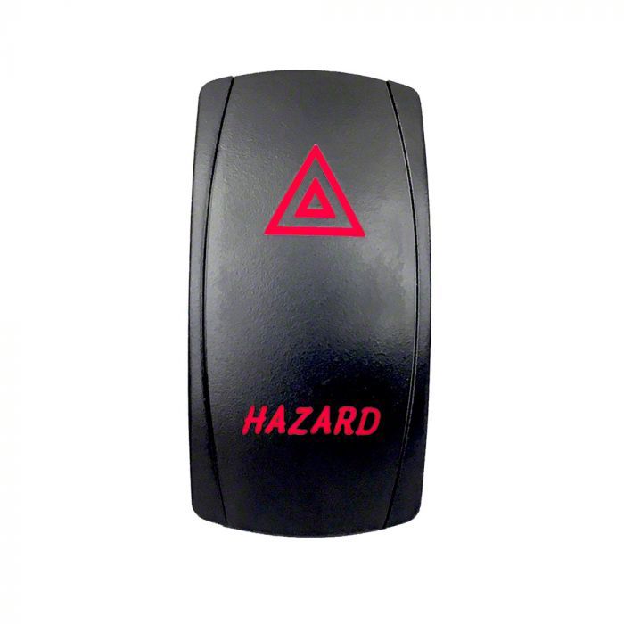 Quake LED F-350 Super Duty 2-Way Hazard Rocker Switch; Red QRS650 ...