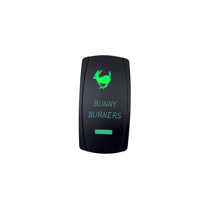 Quake LED RAM 2500 2-Way Bunny Burners Rocker Switch; Green QRS693 ...