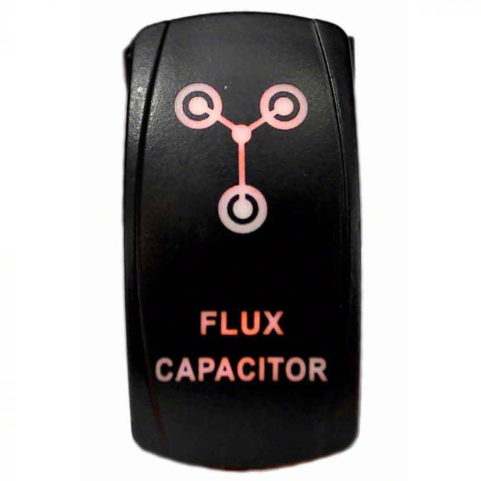 Quake LED RAM 2500 2-Way Flux Capacitor Rocker Switch; Red QRS292 (Universal; Some Adaptation ...