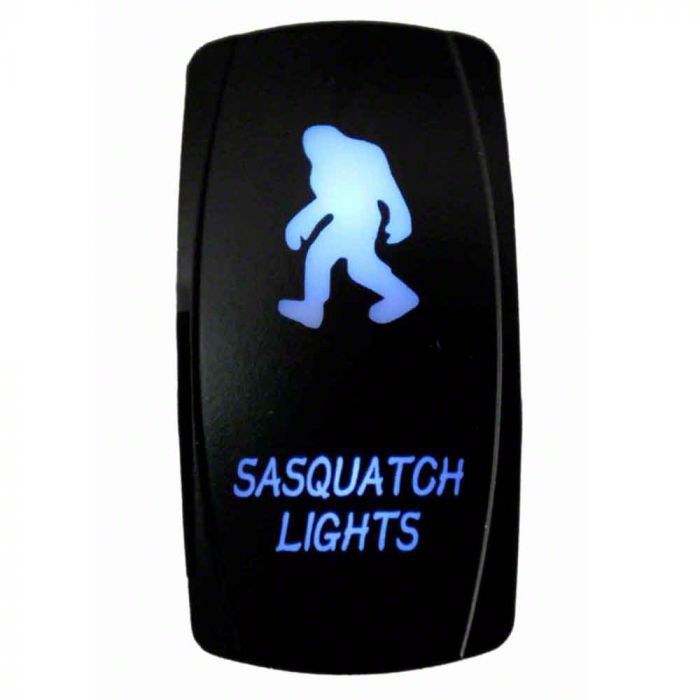 Quake LED RAM 2500 2-Way Sasquatch Rocker Switch; Blue QRS306 (Universal; Some Adaptation May Be ...
