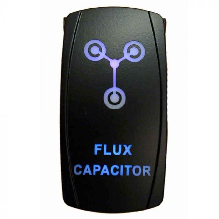 Quake LED Ranger 2-Way Flux Capacitor Rocker Switch; Blue QRS290 ...