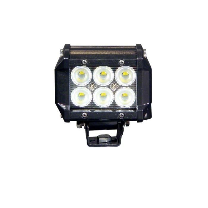 Quake LED Ranger 4-Inch Defcon Series Dual Row LED Light Bar; Spot Beam ...