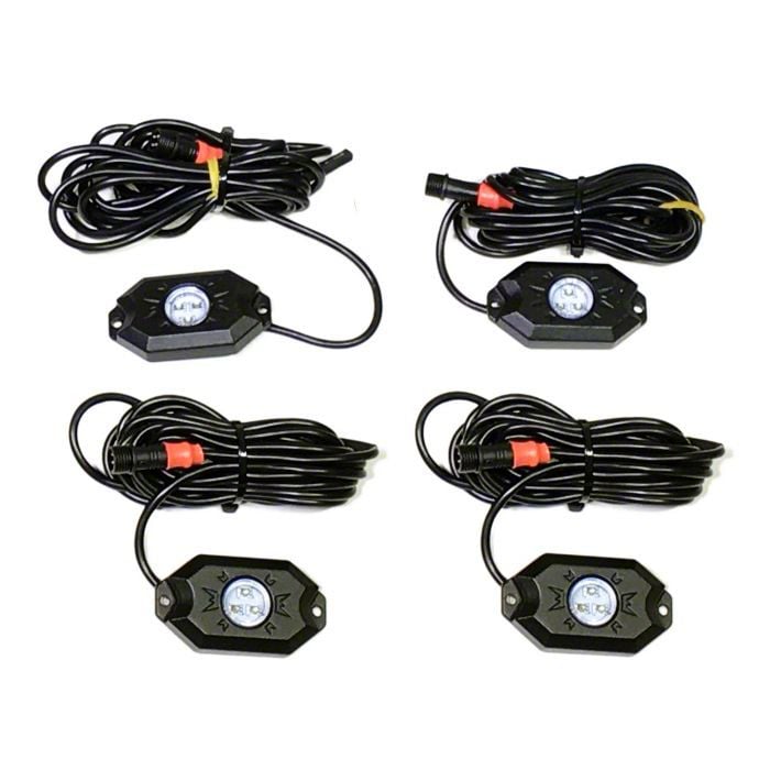 Quake LED Ranger 4-Pod RGB Accent LED Rock Lights QTL923 (Universal ...