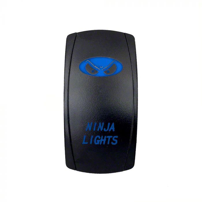 Quake LED Sierra 2500 2-Way Ninja Lights Rocker Switch; Blue QRS676 (Universal; Some Adaptation ...
