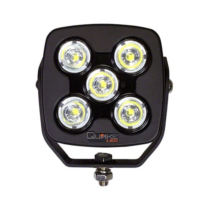 Quake LED Sierra 3500 4.50-Inch Megaton Series RGB Work Light; Spot ...