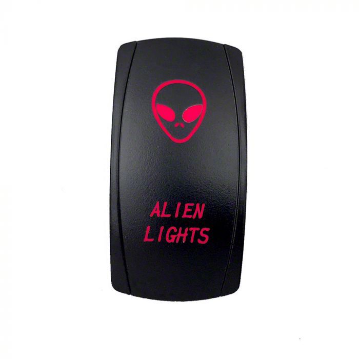 Quake LED Silverado 3500 2-Way Alien Lights Rocker Switch; Green QRS666 ...