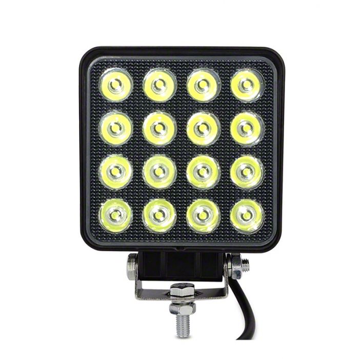 Quake LED Silverado 3500 4-Inch Fracture Series RGB Square Work Light ...