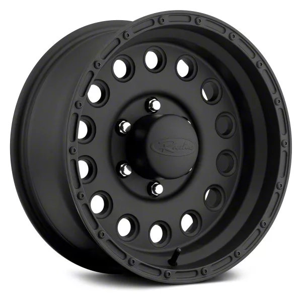 Raceline Silverado 1500 Rock Crusher Satin Black 6-Lug Wheel; 17x9; 0mm ...